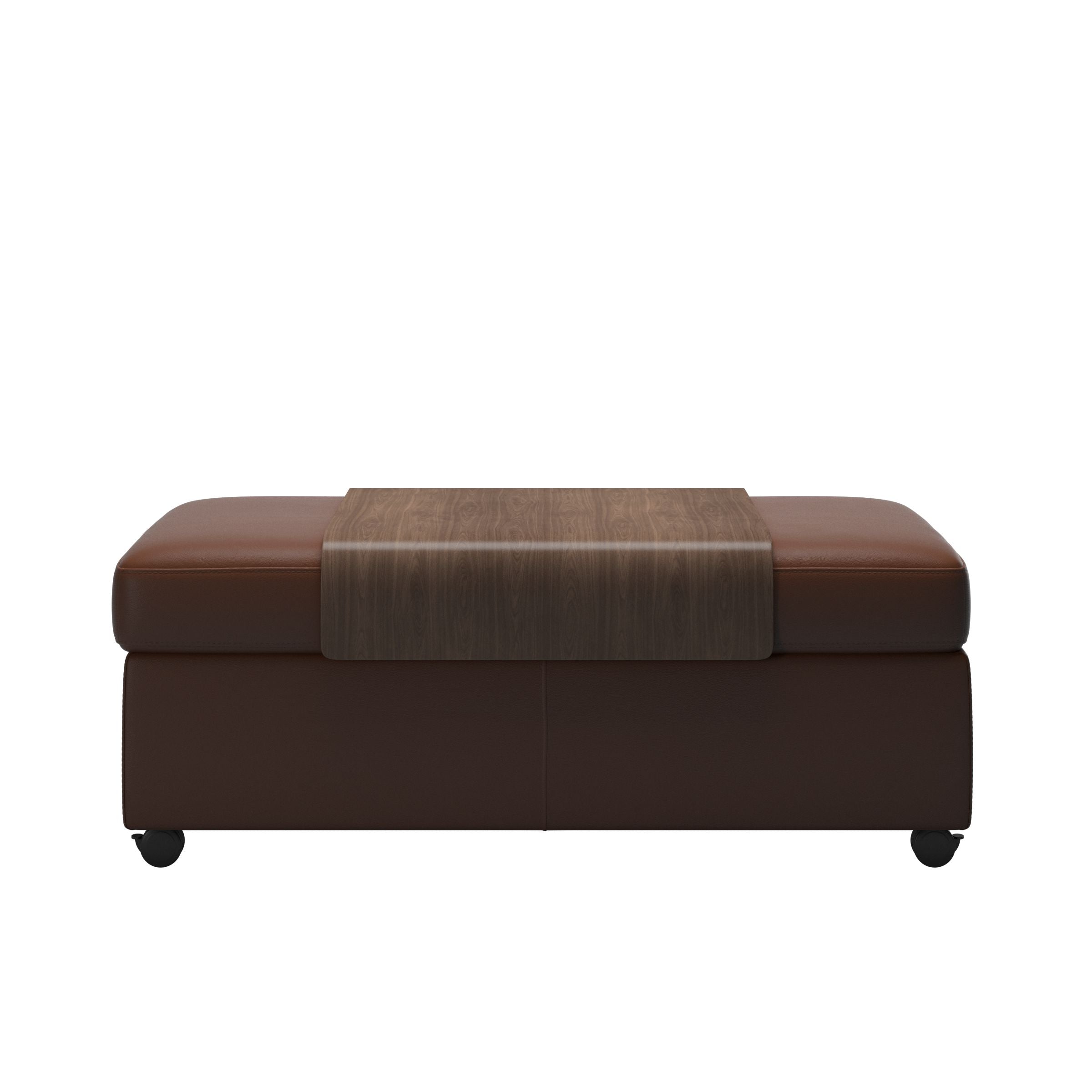 Flora Wood Double Ottoman with Table – Levin Furniture