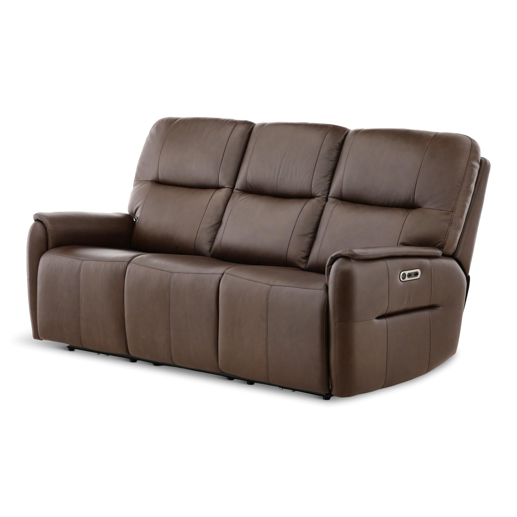 Flexsteel Walker Leather Power Reclining Sofa – Levin Furniture